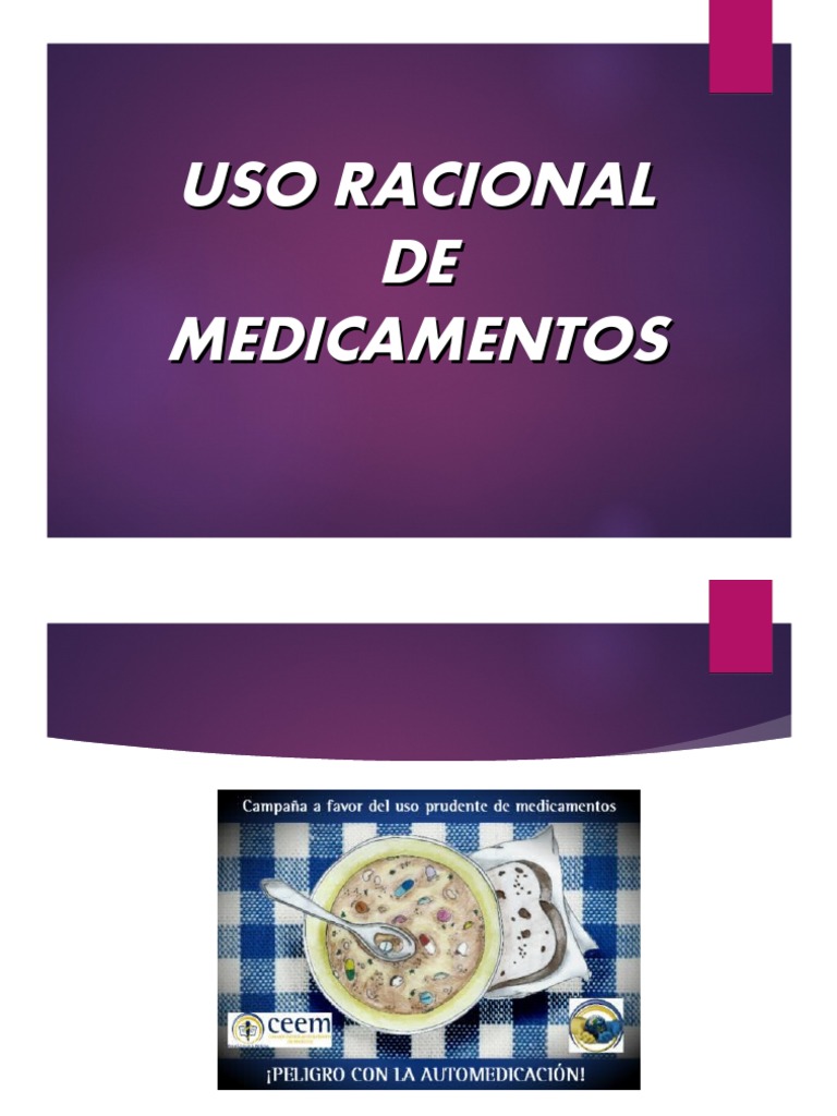 Uso Racional de Medicamentos | PDF | Relaciones personales, crianza y ...