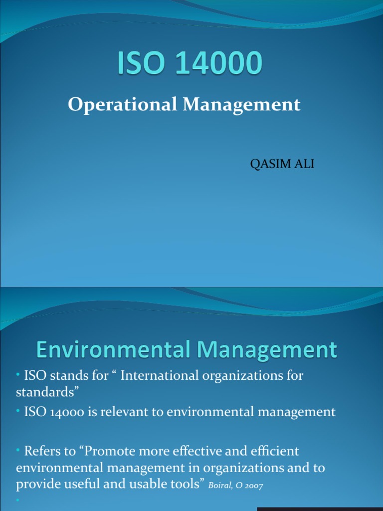Iso 14000 | PDF