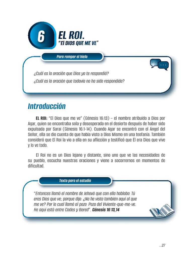 6 EL ROI Nombre de Cristoi | PDF | Dios | Oración