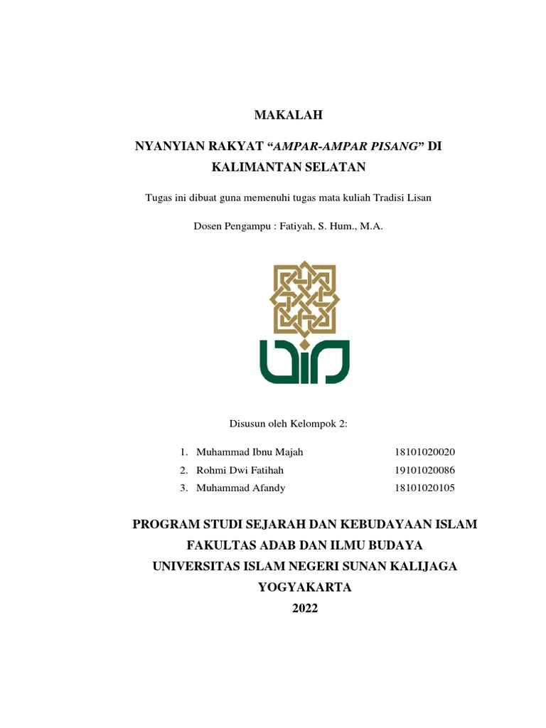 Nyanyian Rakyat | PDF