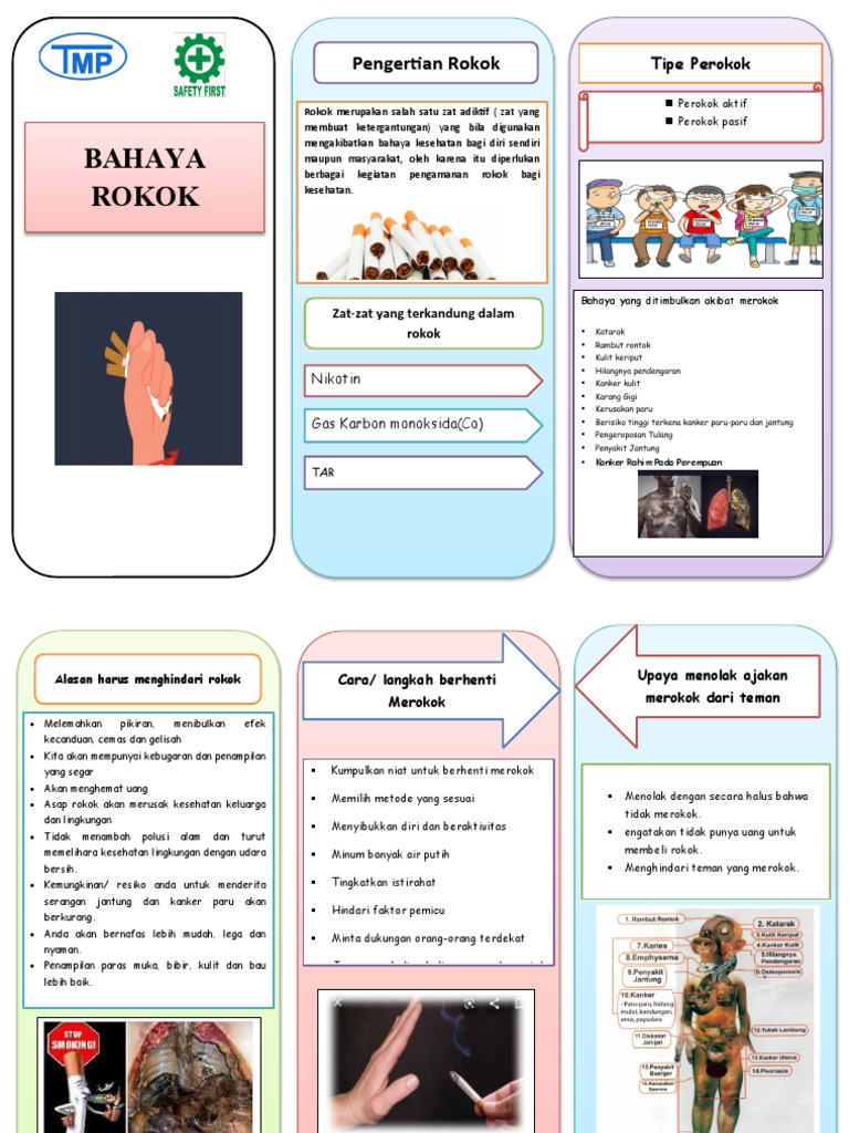 Leaflet Bahaya Merokok | PDF