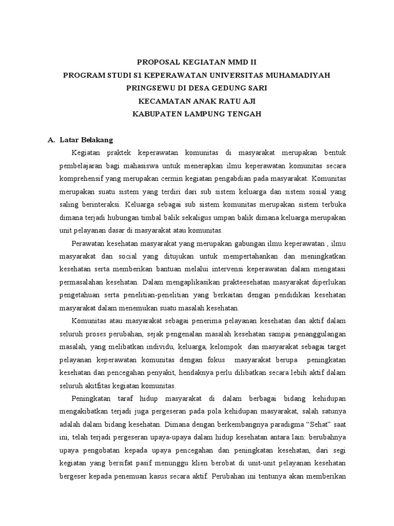 Dokumen - Tips - Contoh Proposal Kegiatan MMD II | PDF