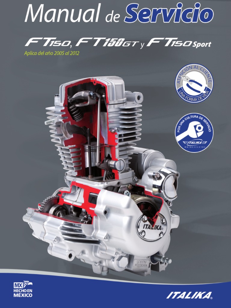 FT150 | PDF | Carburador | Motor de combustión interna