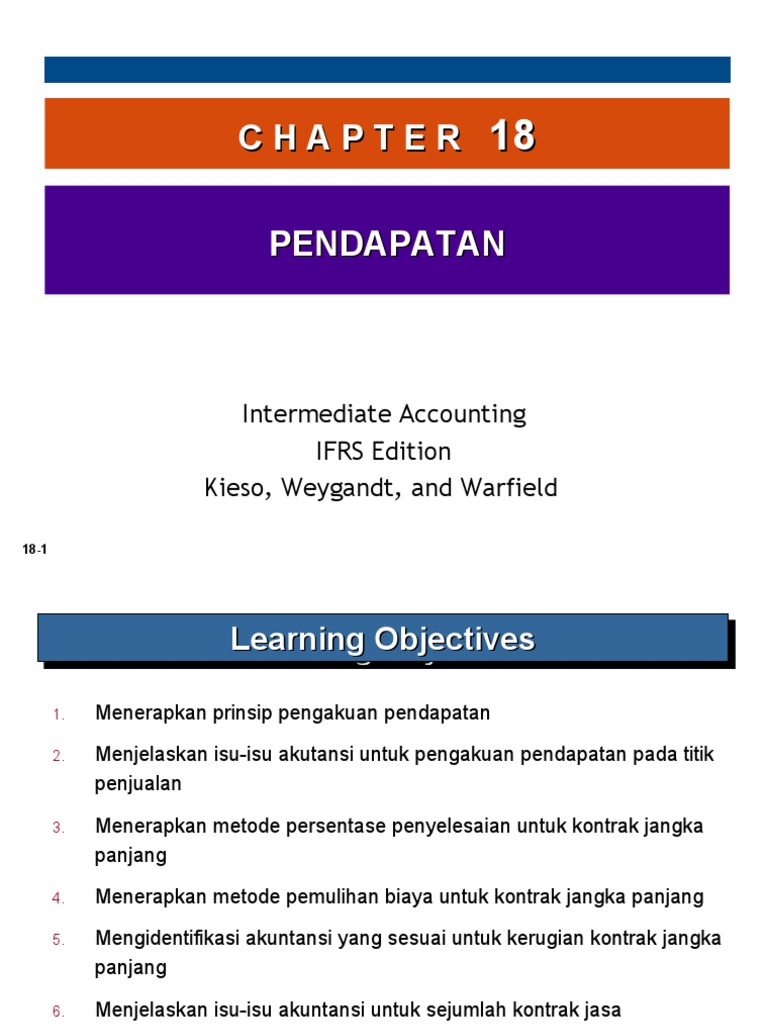 Kieso - Inter - Ch18 - IfRS (Revenue) - Part 1 | PDF