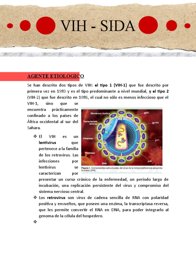 Vih - Sida: Agente Etiologico | PDF | VIH | Manejo del VIH / SIDA