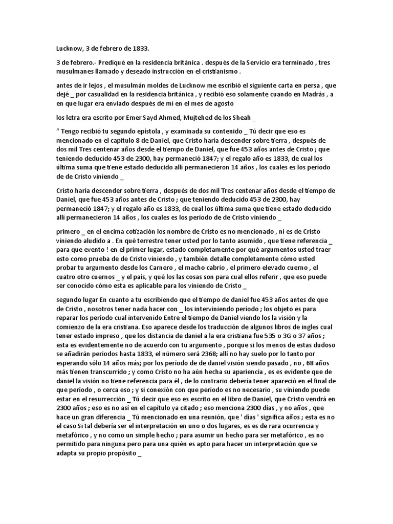 Joseph Wolff 2300 Es | PDF | Jesús | Daniel (figura bíblica)