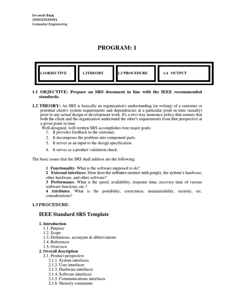 SRS - Devansh Bajaj | PDF | Databases | User (Computing)