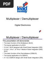 5.2 Multiplexers and Demultiplexer | PDF | Electronic Design | Electrical Circuits