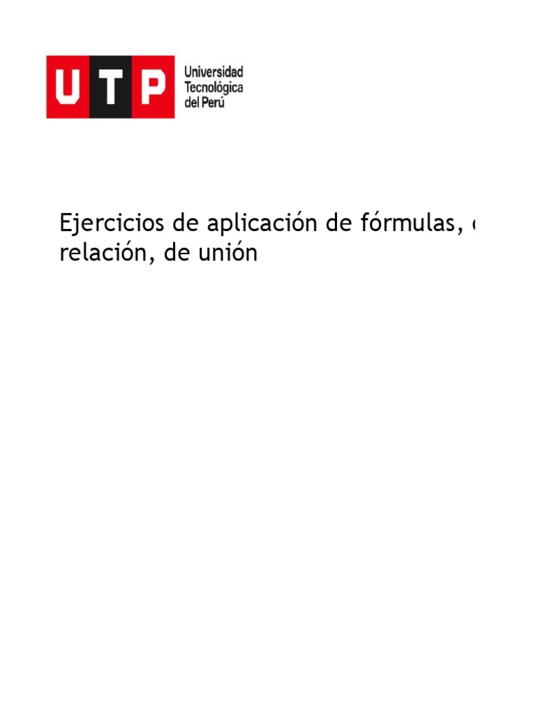S02.s4-Resolver Ejercicios Formulas | PDF
