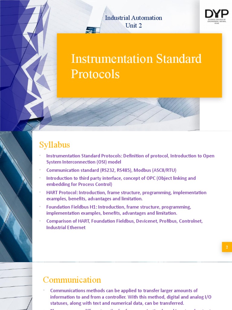 Industrial Protocols Overview | PDF | Osi Model | Information Age
