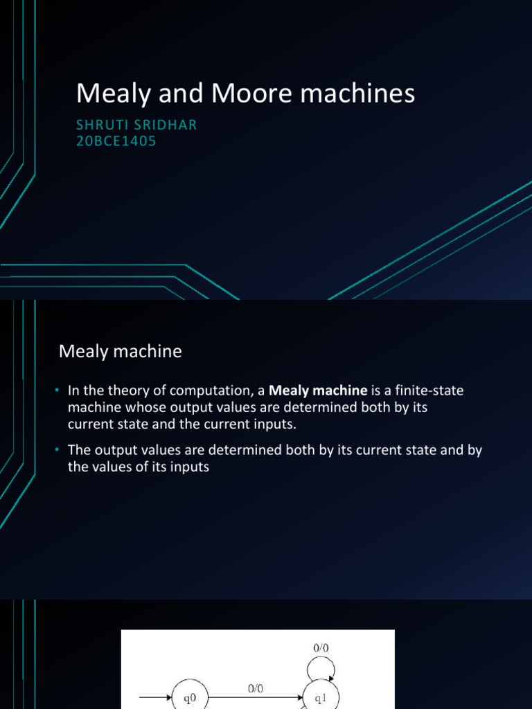 Mealy and Moore Machines | Download Free PDF | Electronic Design ...