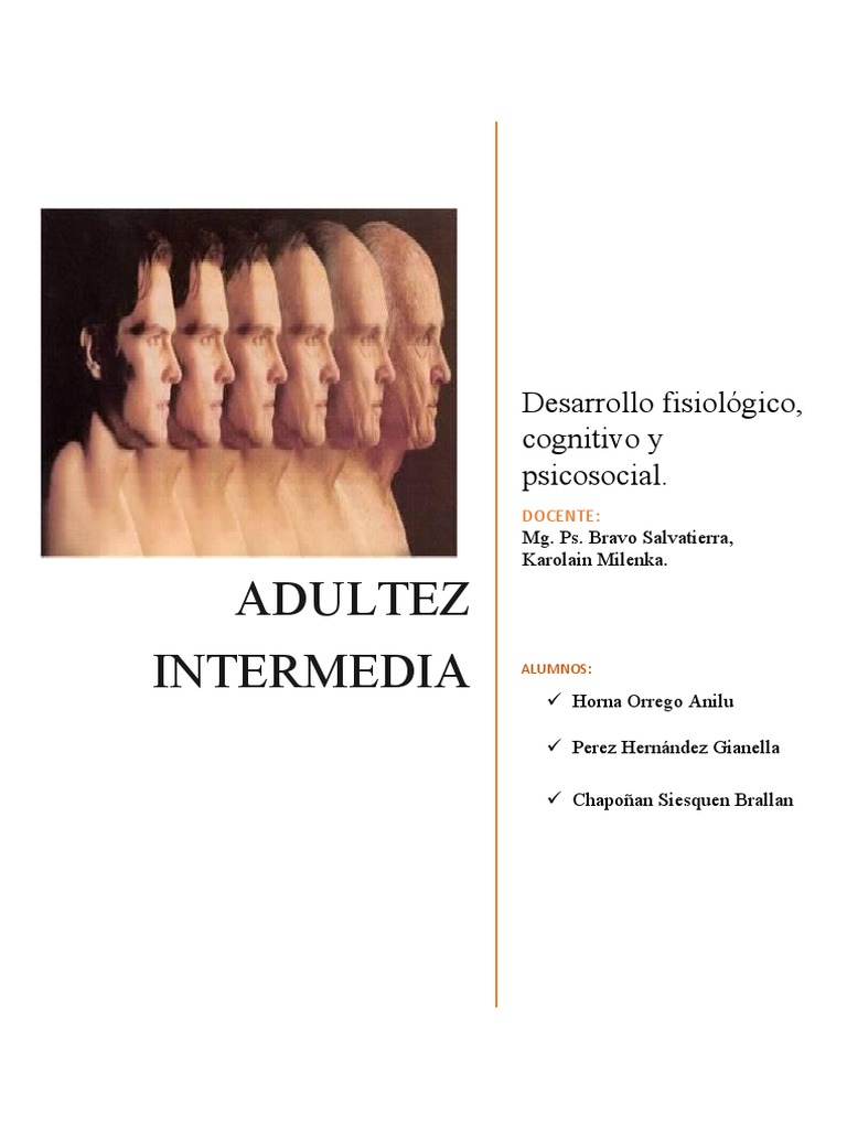 Adultez Intermedia | PDF | Adultos | Ciencias del comportamiento