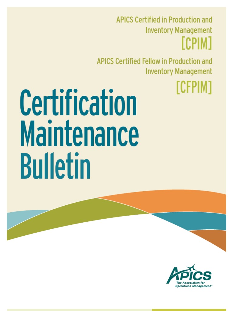 Certification Maintenance: Bulletin | PDF | Certification | Lifelong ...