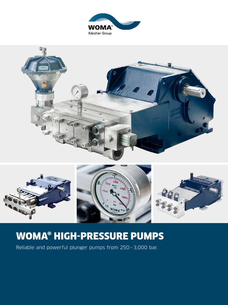 Woma Uhp Pump | PDF | Pump | Concrete