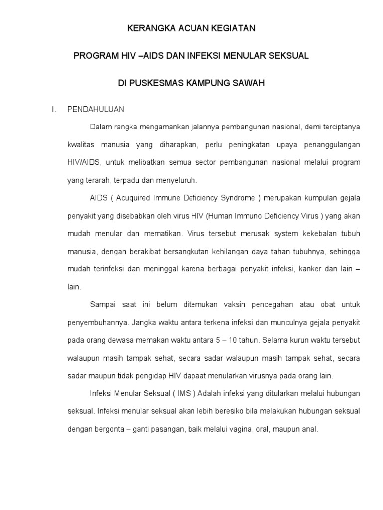 KAK Program HIV - AIDS | PDF