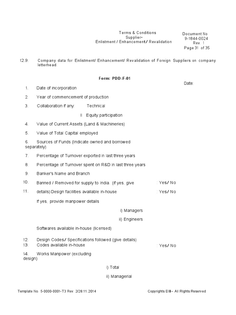 Form: PDD-F-01: Template No. 5-0000 0001-T3 Rev 2/28 11 | PDF ...
