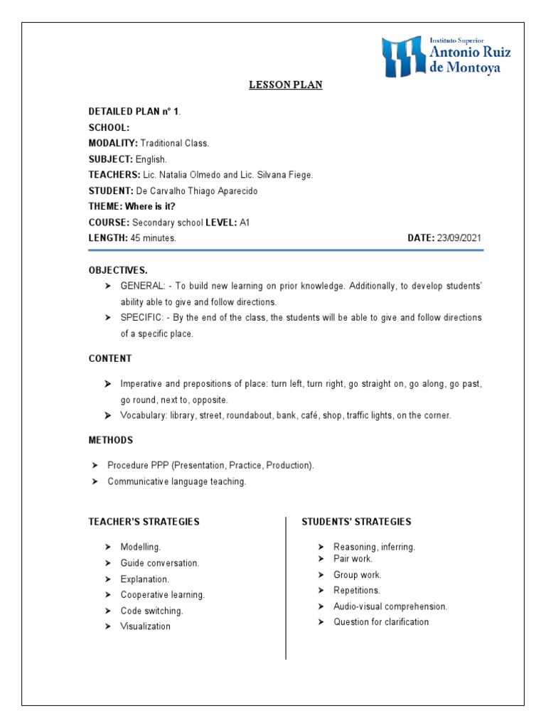 Planning ADHD | PDF | Classroom | Lesson Plan