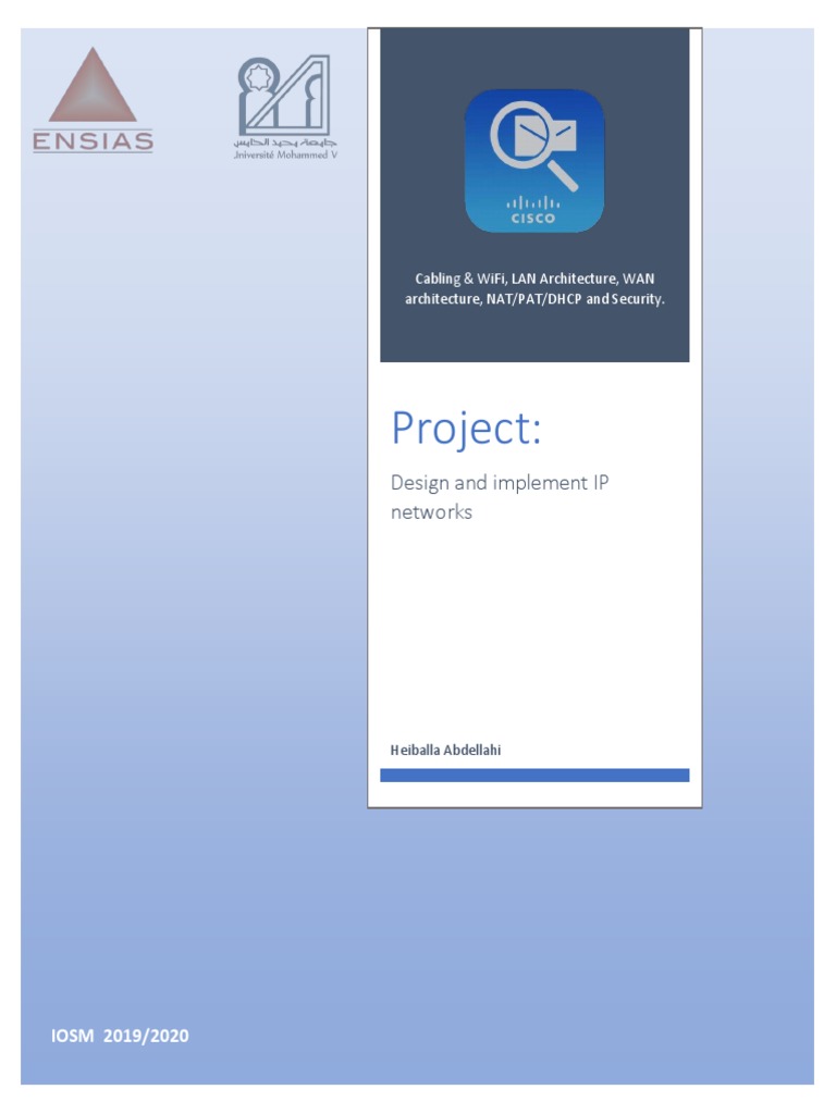 Project Design and Implement IP Networks | PDF | Computer Network ...