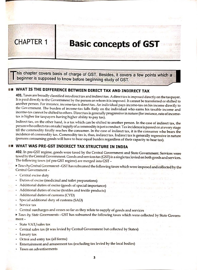 GST Notes | PDF