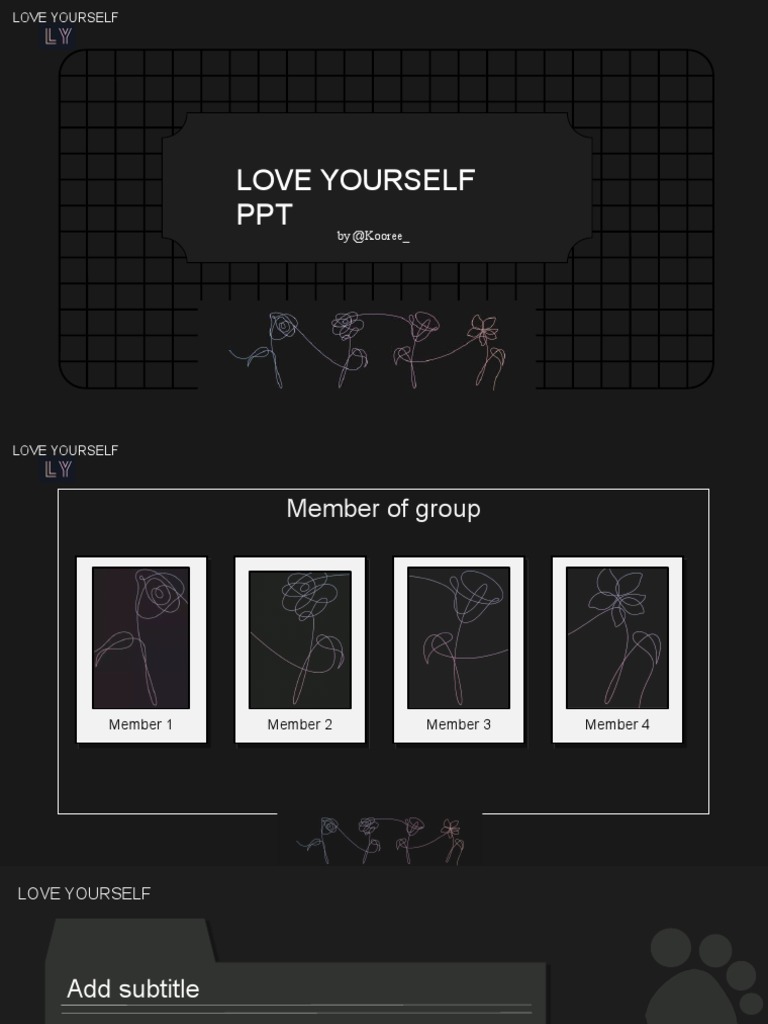 Love Yourself PPT by @kooree | PDF