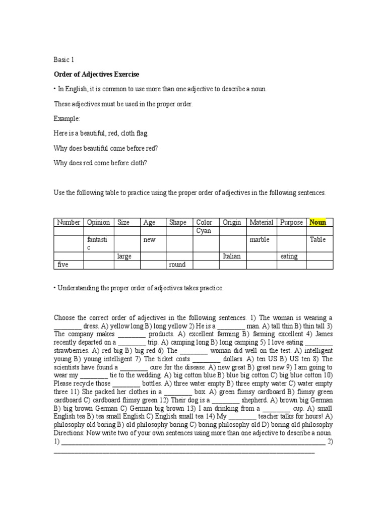 Basic 1 - Trials | PDF