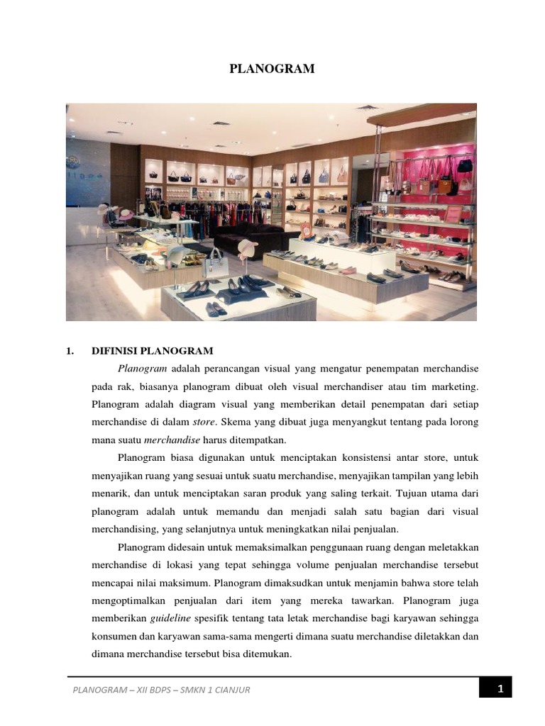 Tujuan dan Manfaat Planogram dalam Retail | PDF