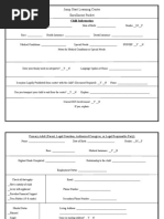 Youth Ministry Information Sheet | PDF