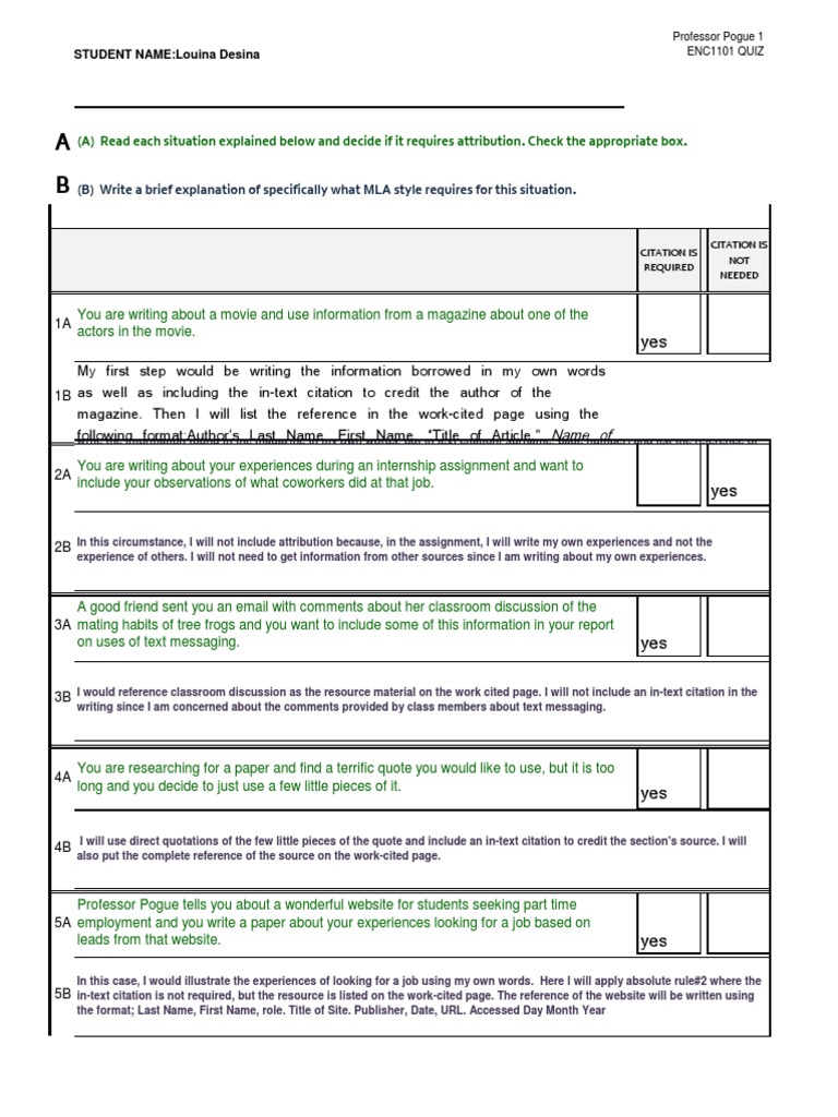 Plagiarism Quiz Answer | PDF | Citation | Communication