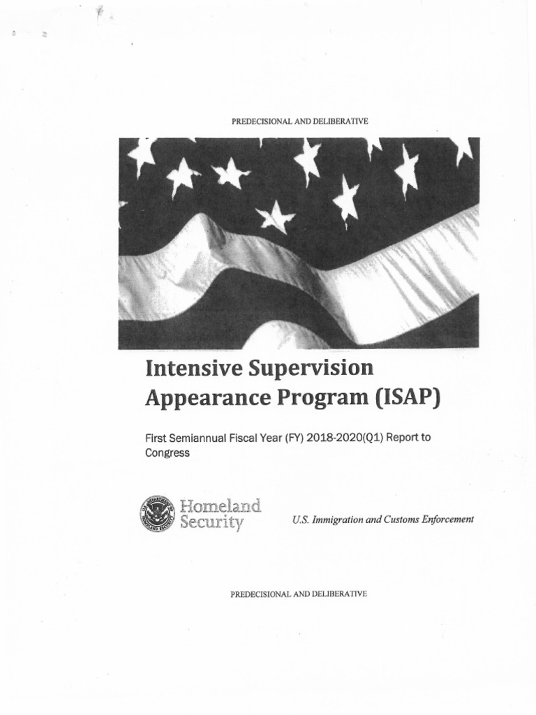 ICE Report On ISAP | PDF | United States Department Of Homeland ...