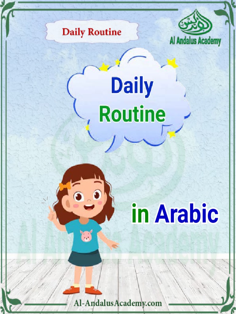 Daily Routine in Arabic for Kids | PDF
