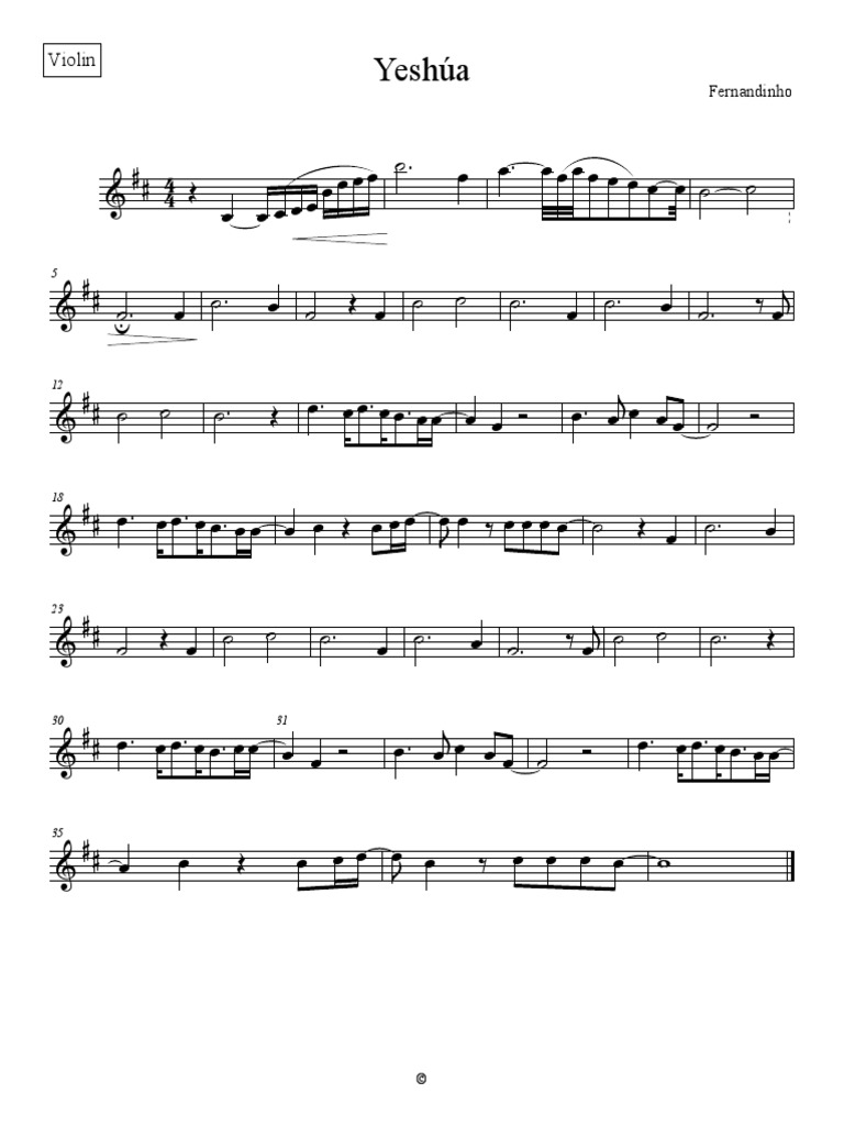 Yeshua Violin | PDF