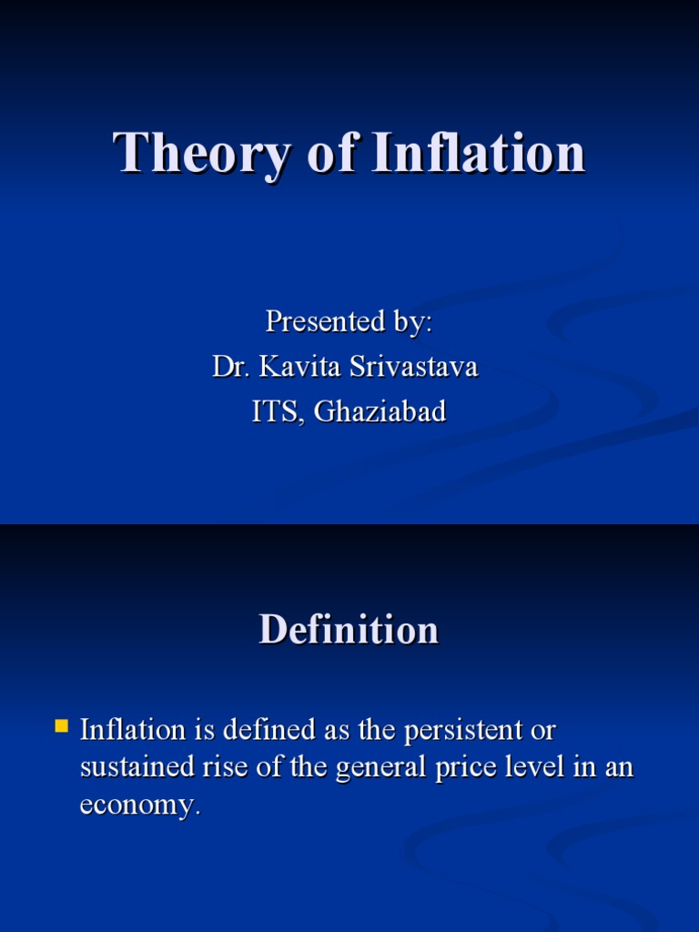 Theory of Inflation | PDF | Inflation | Taxes