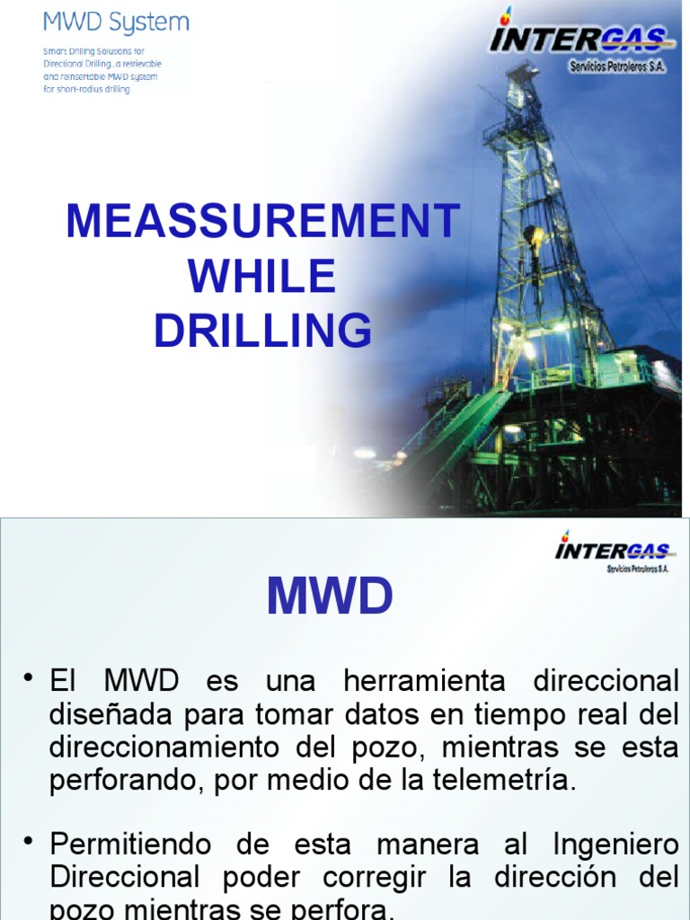Presentacion MWD | PDF | Herramientas | Bienes manufacturados