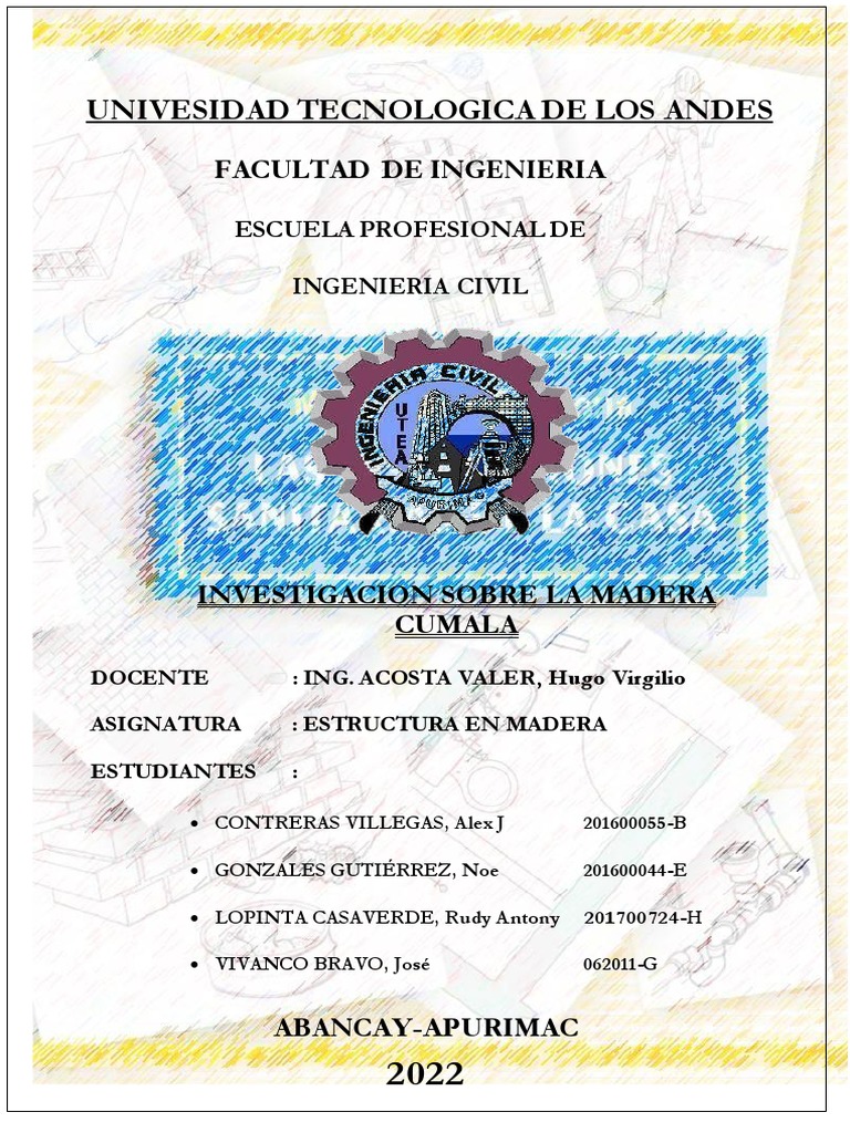 Madera Cumala | PDF | Madera | Hoja