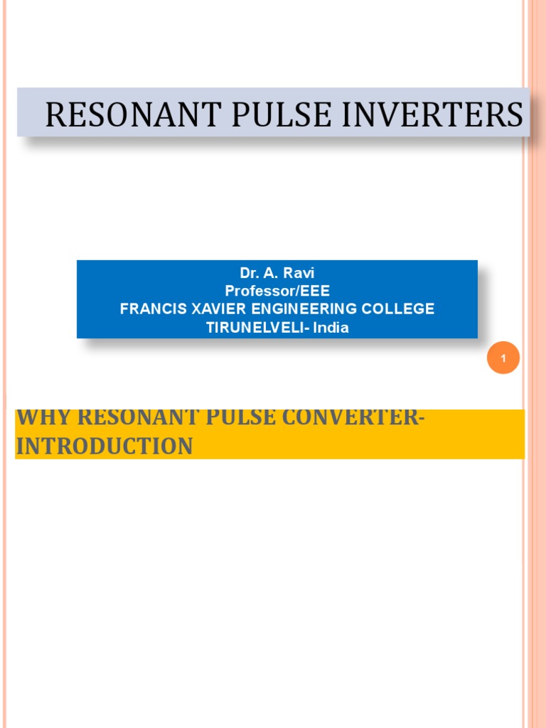 Class E Resonant Inverter | PDF
