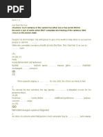 CSEC English A June 2016 P1 Worked | PDF | Gambling | Business Class