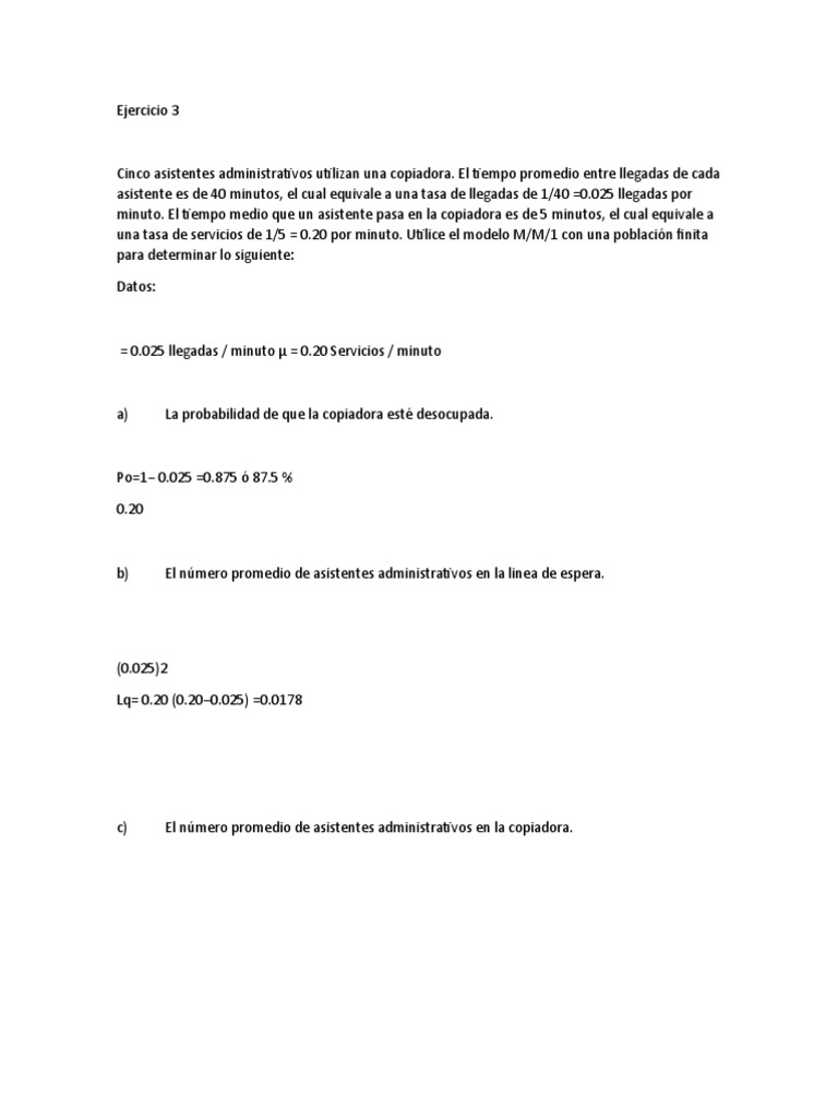 Ejercicio 3 IO2 | PDF