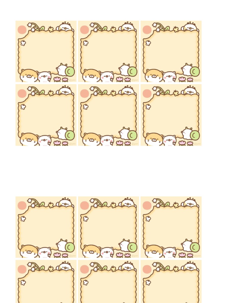 Notitas KAWAII | PDF