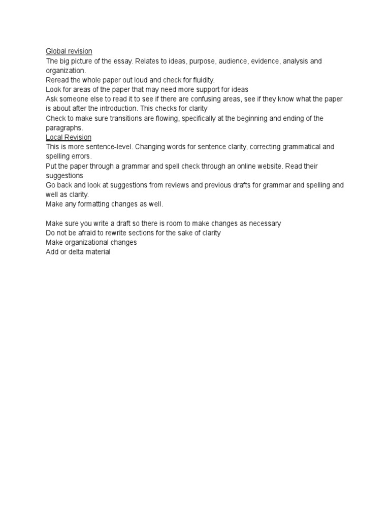 Revision Notes | PDF
