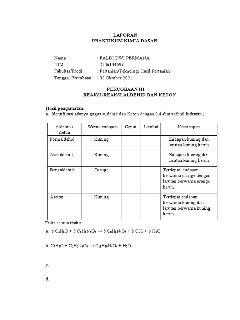 Laprak Kimdas 3 | PDF