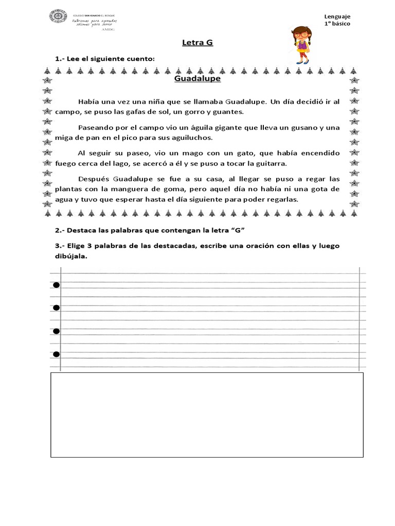 Letra G Cuento | PDF
