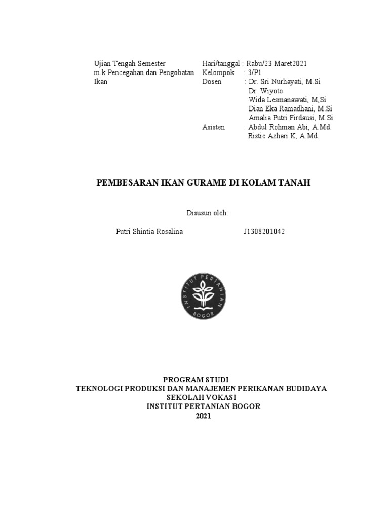 Putri Shintia Rosalina - J1308201042 - Uts Tp3i - Word | PDF