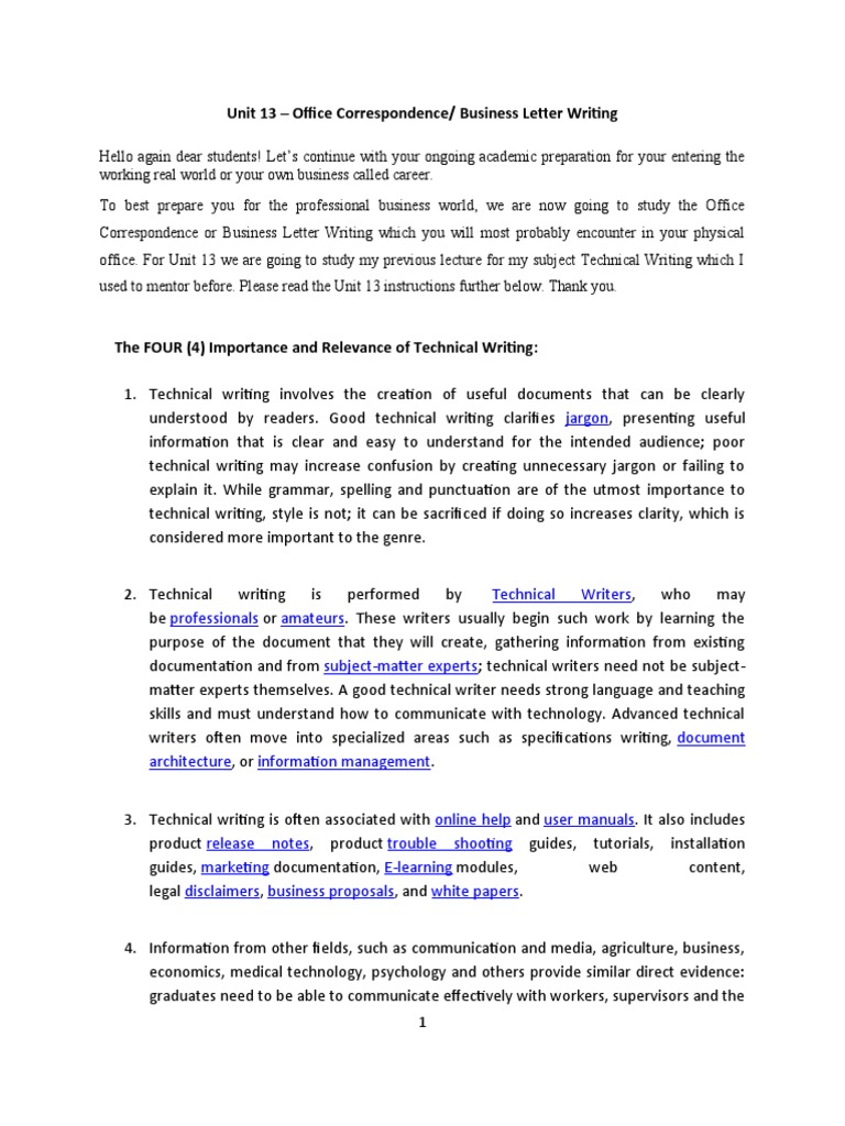 Office Correspondence Essentials | PDF | Communication | Human ...