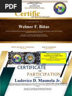 Ict Coordinator Esat Certification Template | PDF