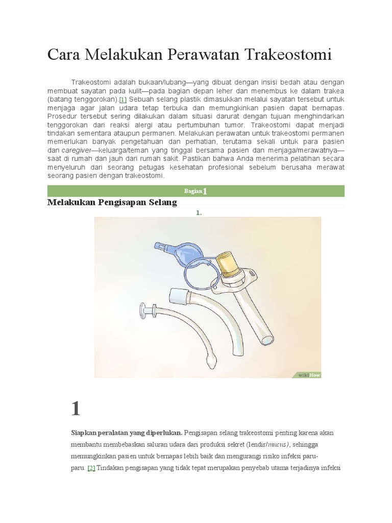 Panduan Perawatan Trakeostomi Lengkap | PDF | Kesehatan Holistik