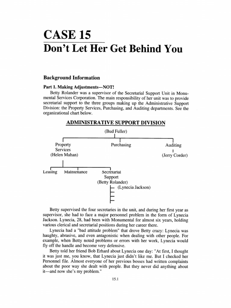 Mba Case Study Sample | PDF