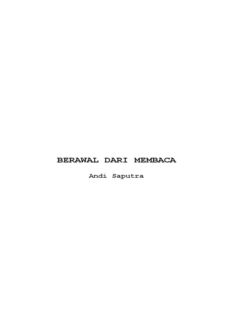 Andi Saputra Script Film Pendek - Ujian Praktek | PDF