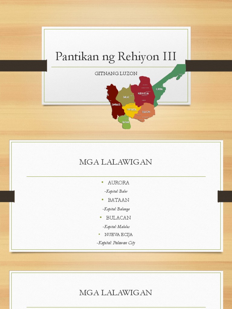 Pantikan NG Rehiyon III | PDF