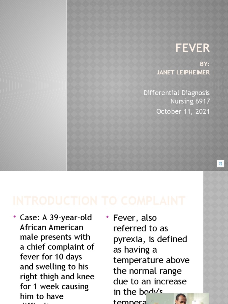 Fever Presentation | PDF | Fever | Diseases And Disorders