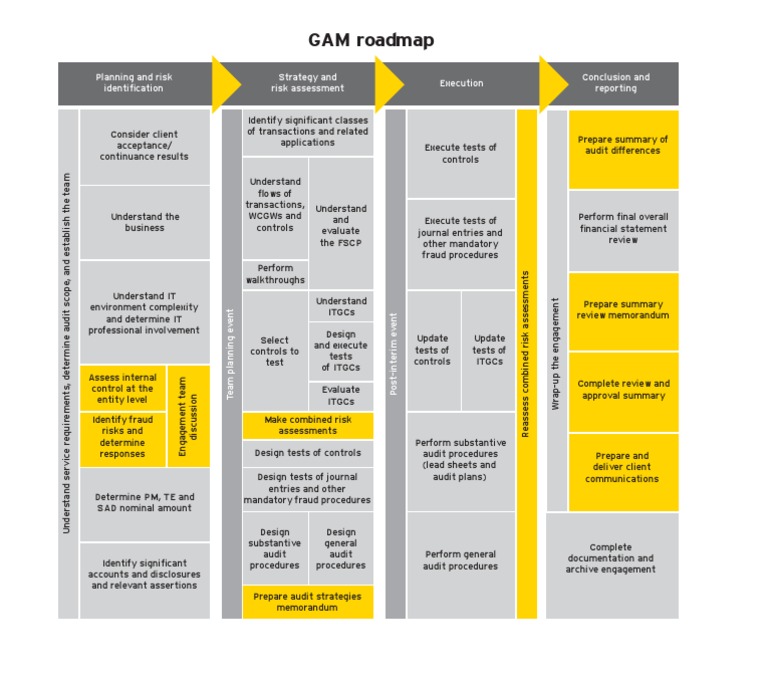 GAM Road Map | PDF | Risk Assessment | Audit